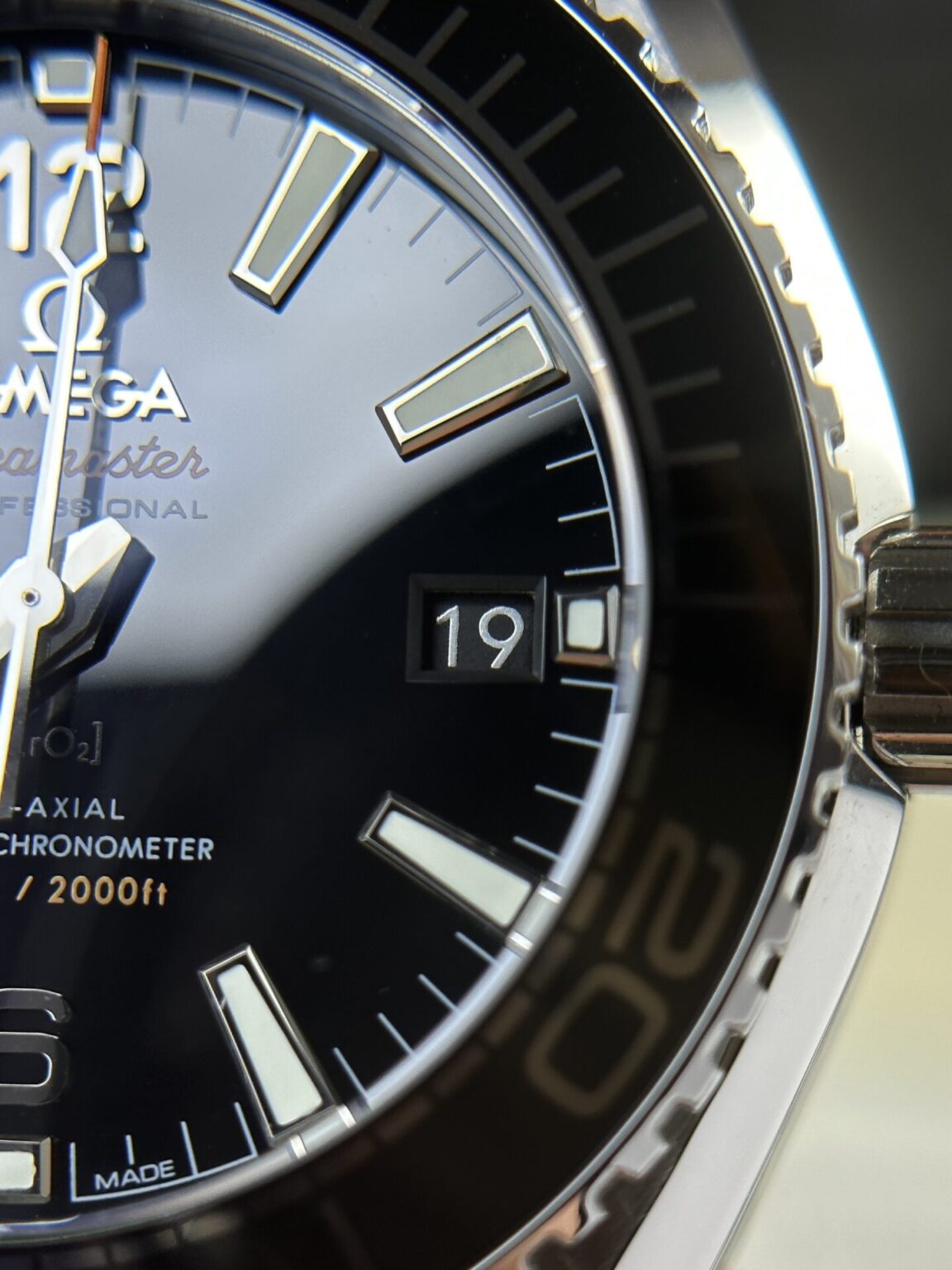 Omega Seamaster Planet Ocean Black Dial 39.5mm Super Clone Watch ...